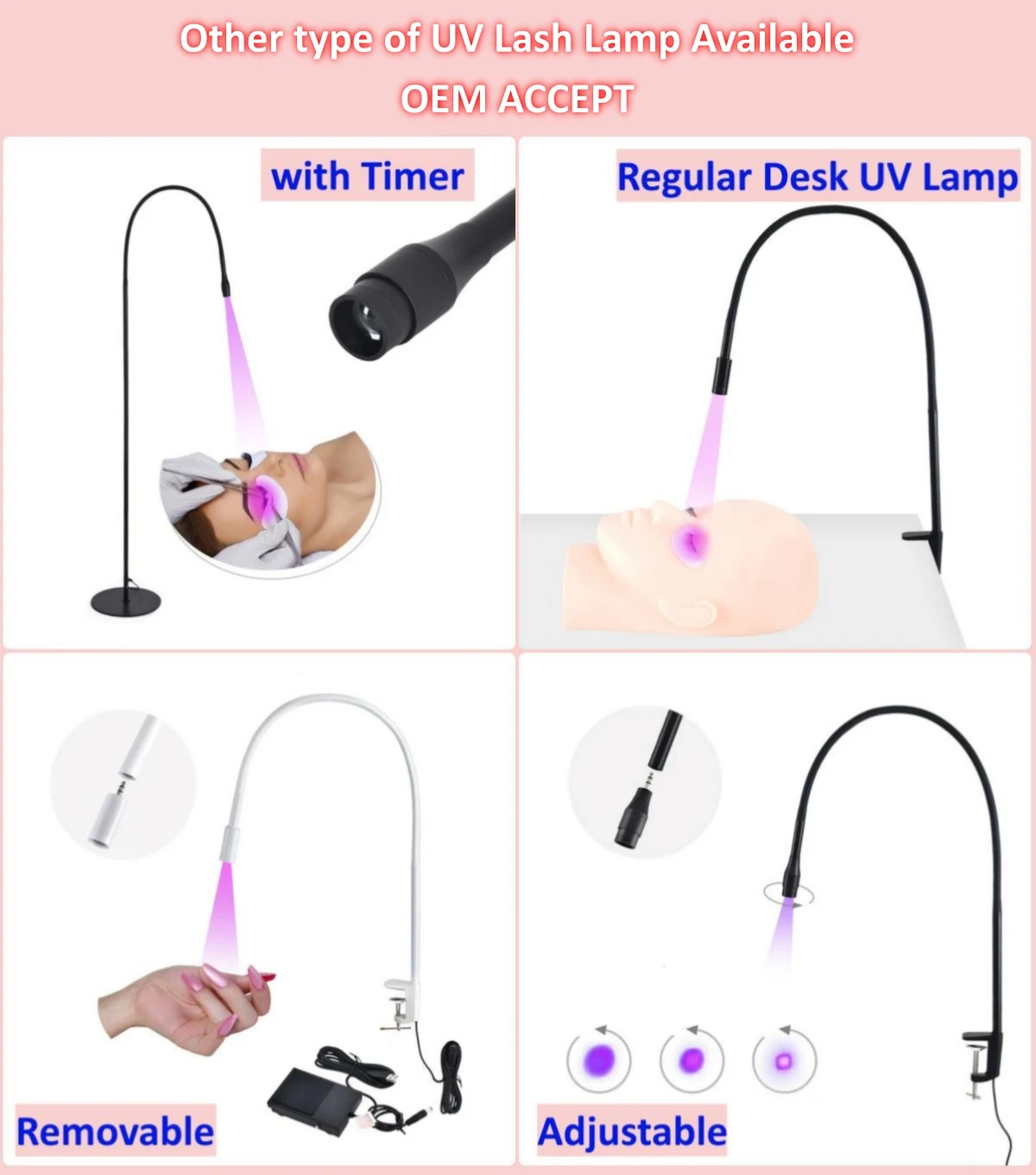 Wholesale Professional Uv Lash Led Light Lamp Gel Polish Nail Art Beauty Salon Uv Lamp For ...