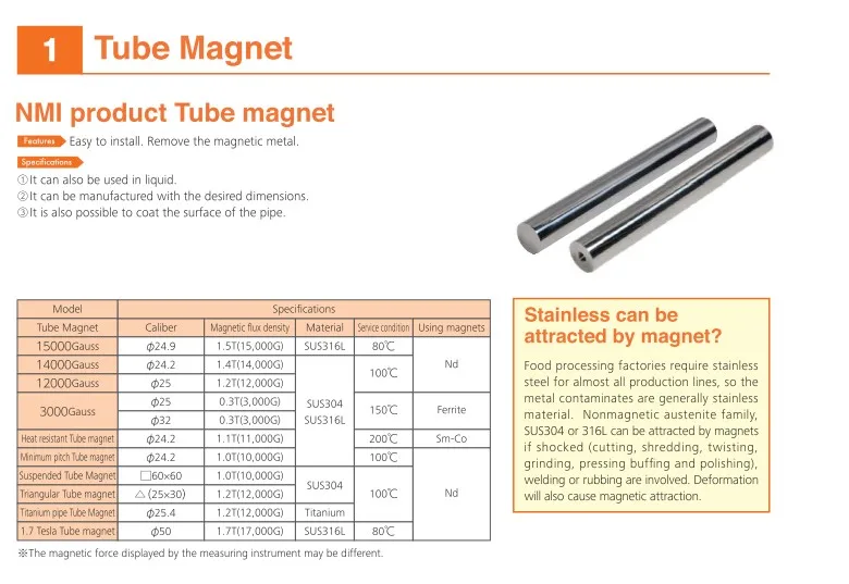 Industrial Stainless Steel Tubes Sale of Magnetic Materials Stainless ...