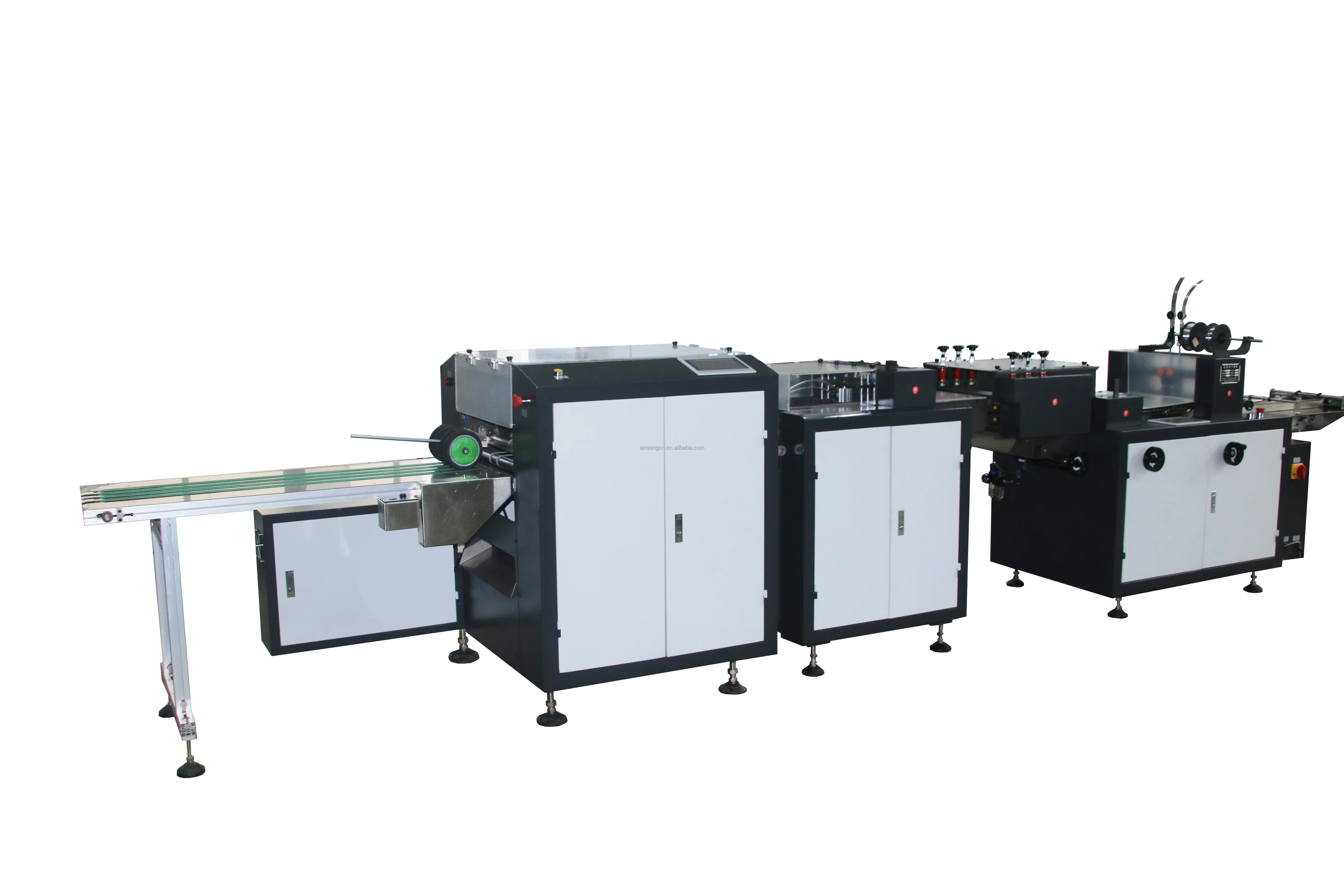 High Quality Folding And Stapling Booklet Making Machine Booklet Square ...