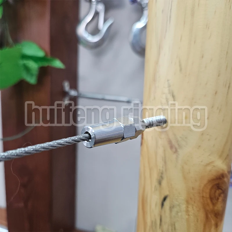 Invisible Receiver Swage Stud Terminal Rigging Hardware