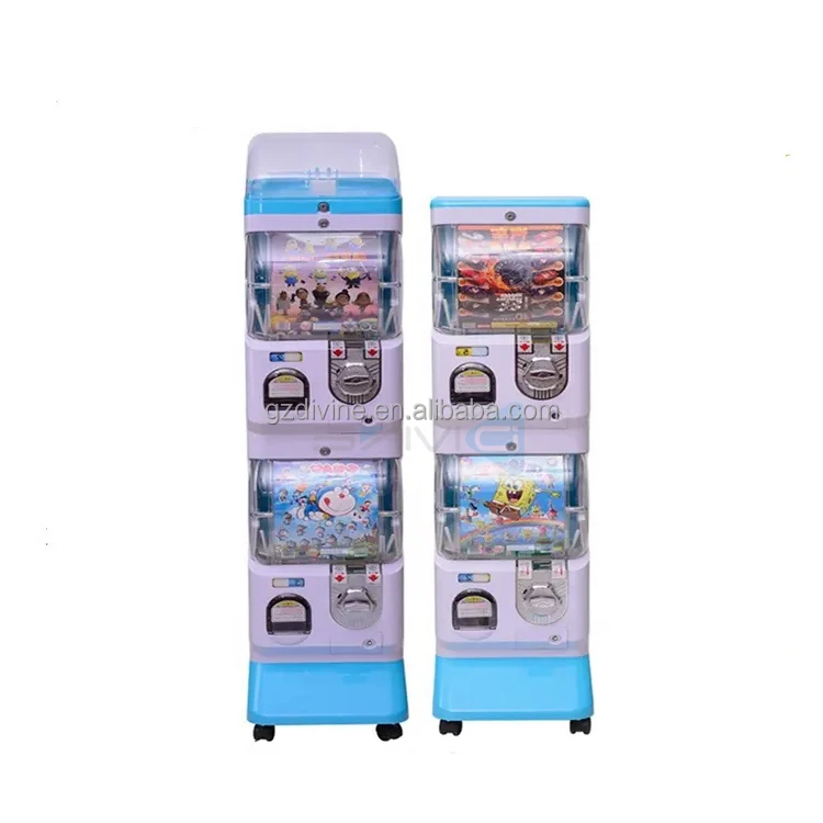 Japanese Gashapon Machine Double Layer Kids Toys Capsule Gashapon ...