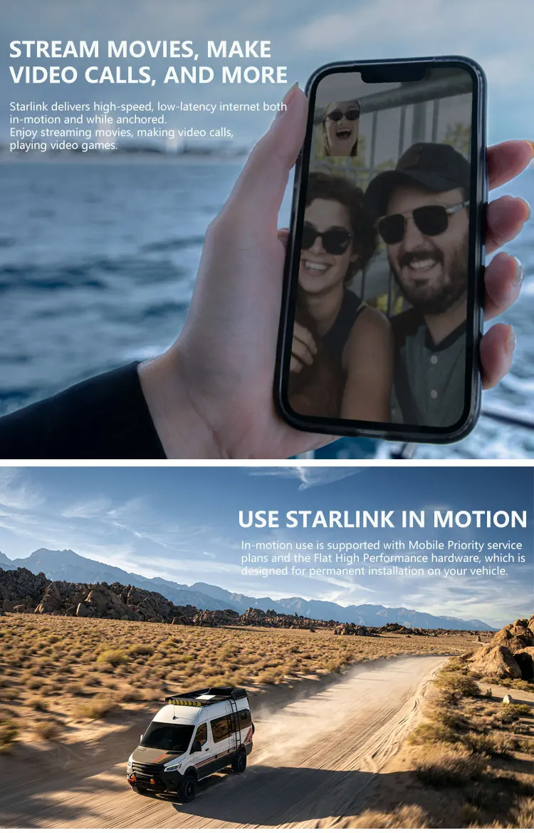 Original Starlink Satellite Internet Kit V2 With Rectangular Dish ...