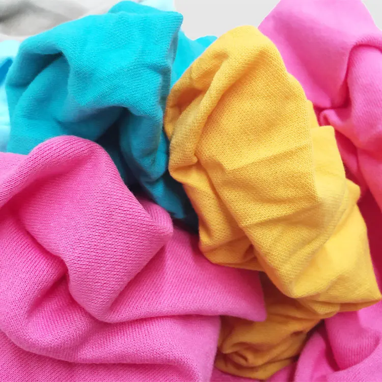 Recycling Fabric Textile Waste New Cloth Mixed Color Terry Cloth 100% ...