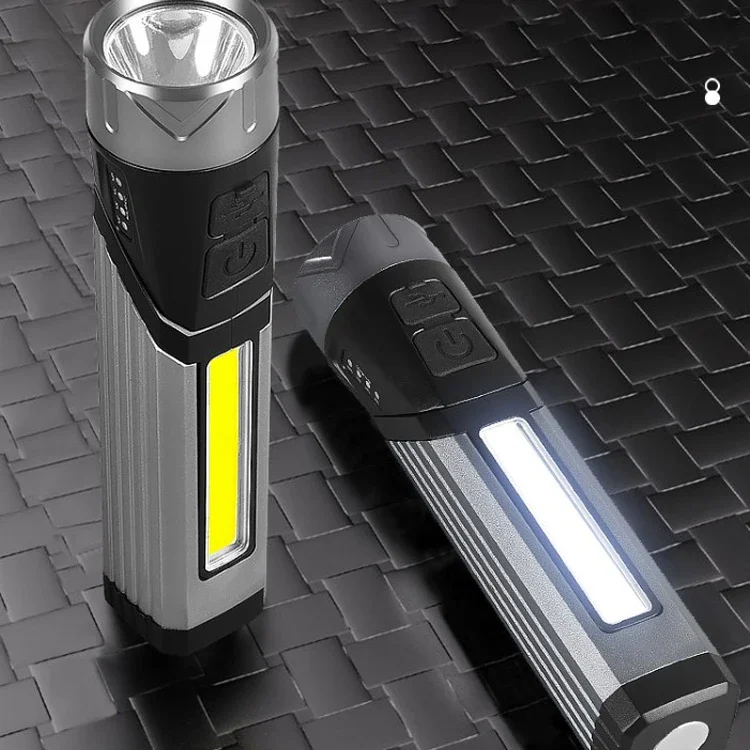 280 Lm L-shape Bendable Flashlight Torch Type-c Rechargeable Tool ...