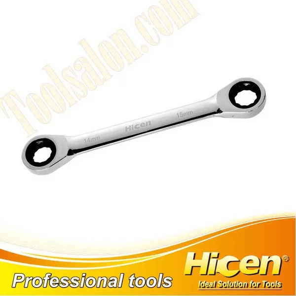Double Ring Ratchet Wrench,Double Box End Ratchet Spanner - Buy Double ...