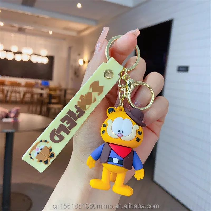 Cute Creative Anime Cartoon Lucky Cat Keychain Bag Pendant Funny Doll ...
