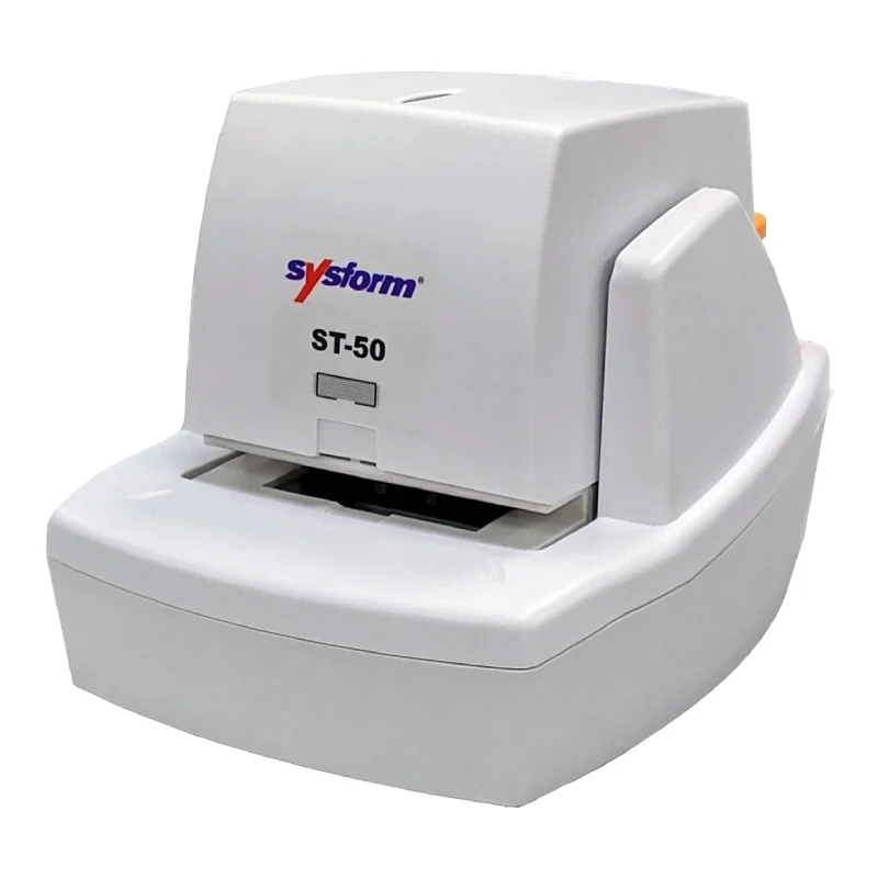 Sysform Auto Electric Stapler Stapling Machine With Flat Clinch ST-50 ...