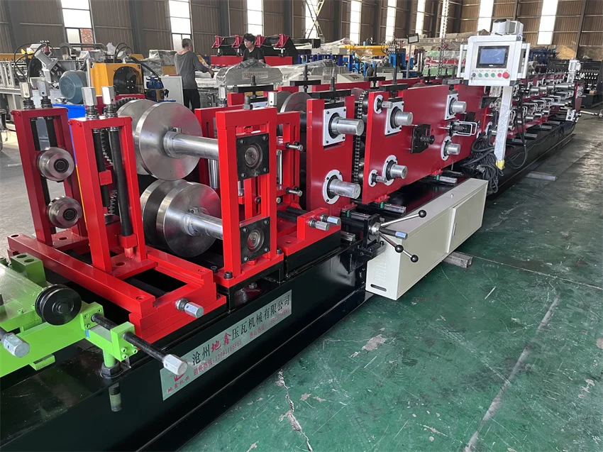 Custom Ordered Cz Purlin Roll Forming Line C Shaped Tile Machinery with ...