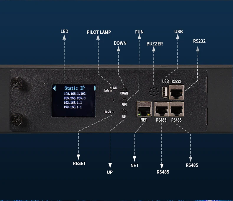 China Supplier Power Socket Server Cabinet With Circuit Breaker Smart Power Distribution Unit ...
