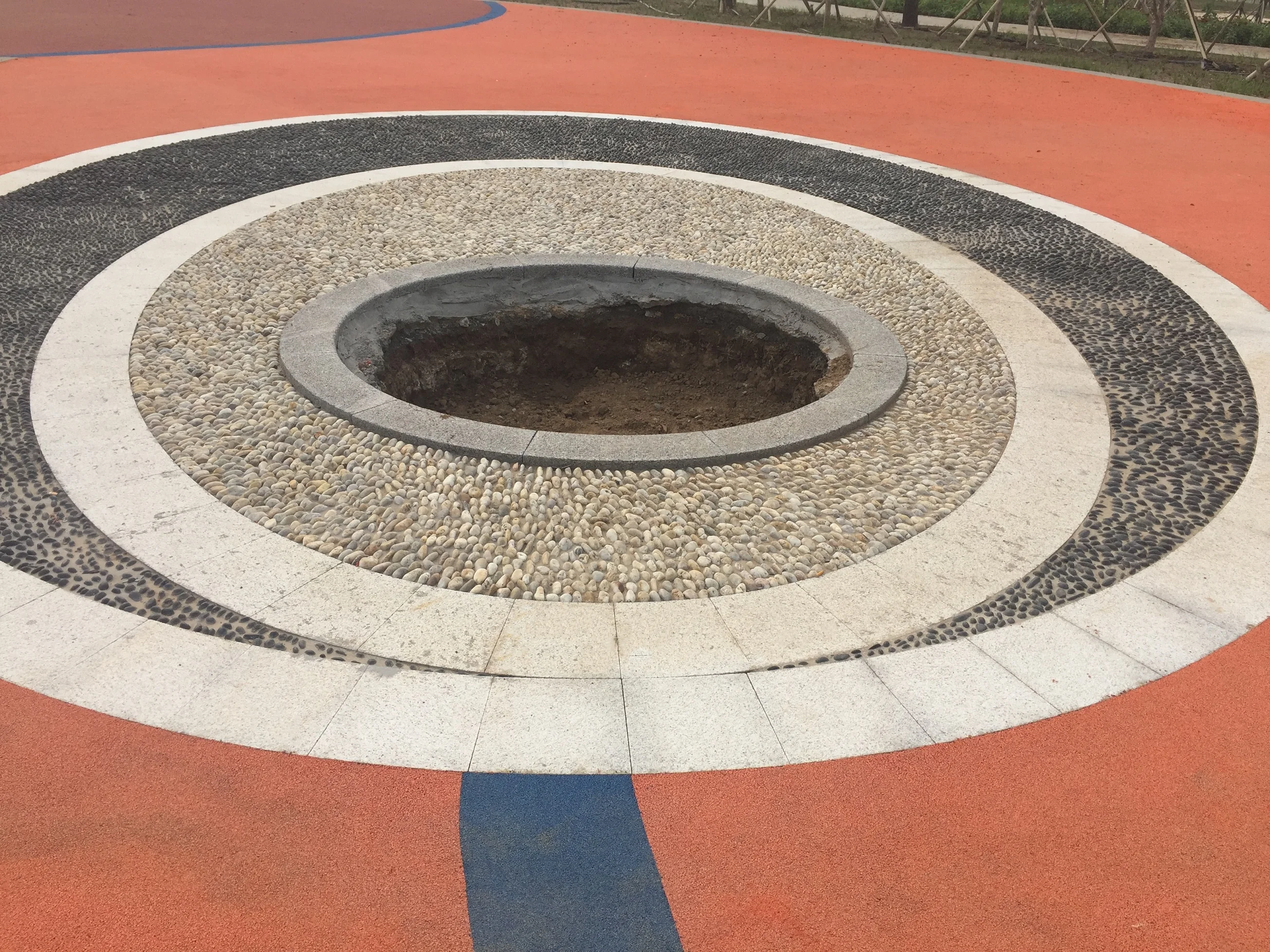 Natural Stone Interlock Landscape Driveway Granite Pavers Flamed Finish ...