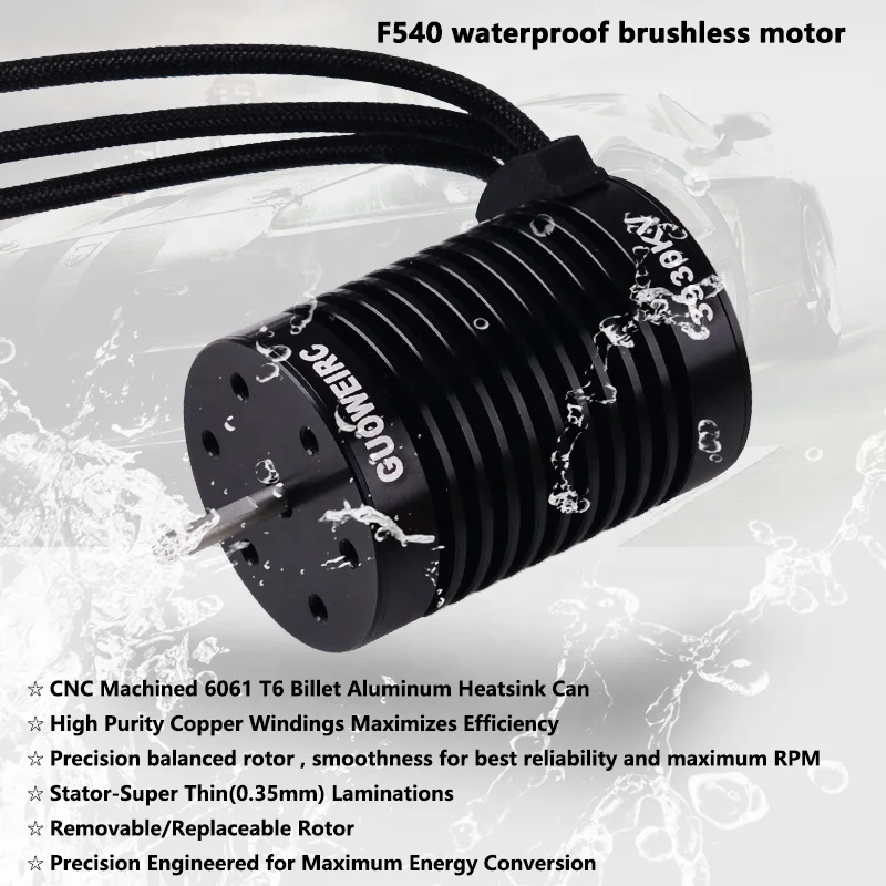F540 Brushless Motor - High Performance for RC Racing
