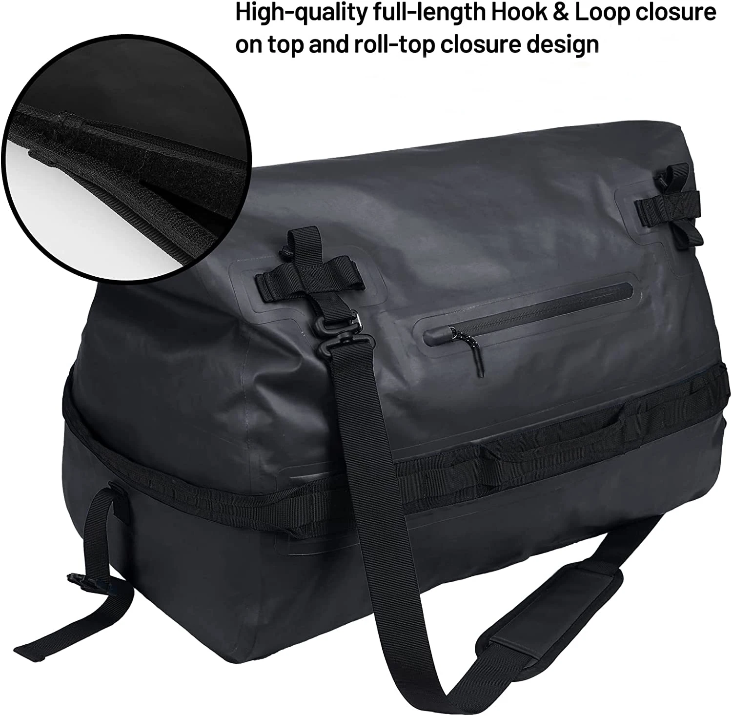 Large Waterproof Duffel Bag Rolltop Dry Backpack Duffle Bags For ...