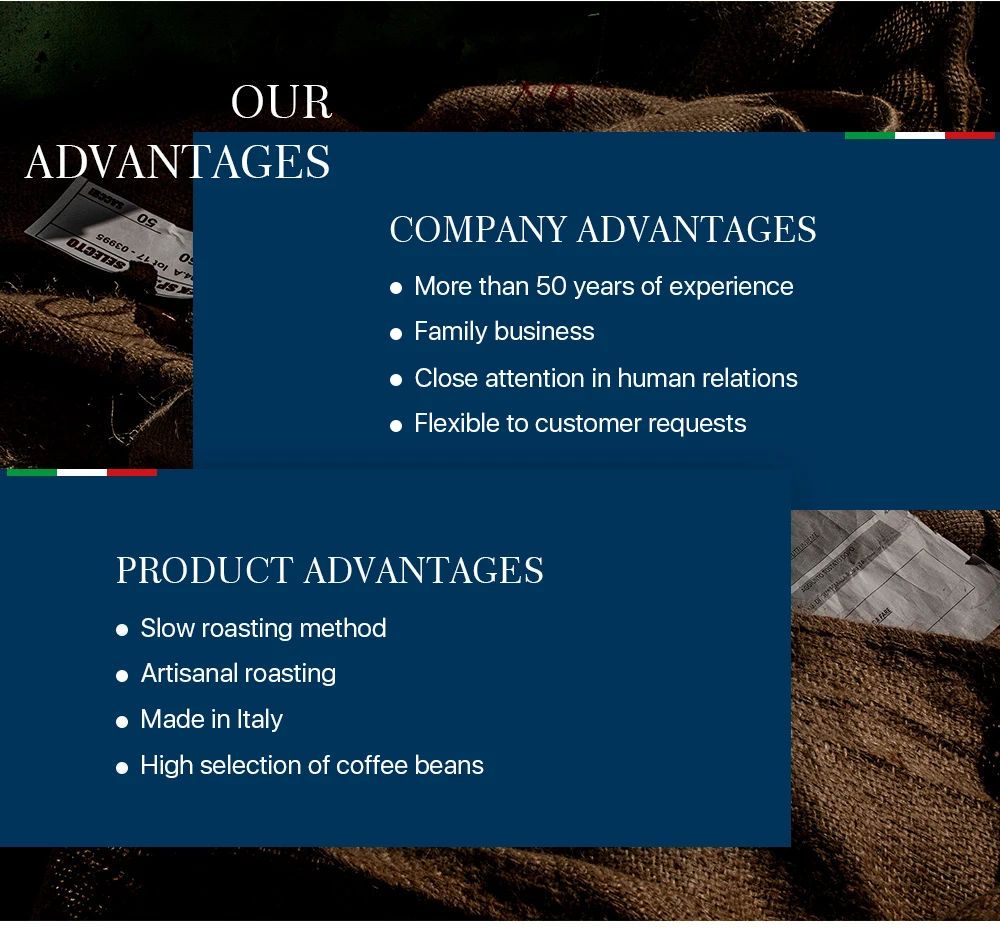 Italian Brand 50% Arabica 50% Robusta 250g Espresso Ground Coffee ...