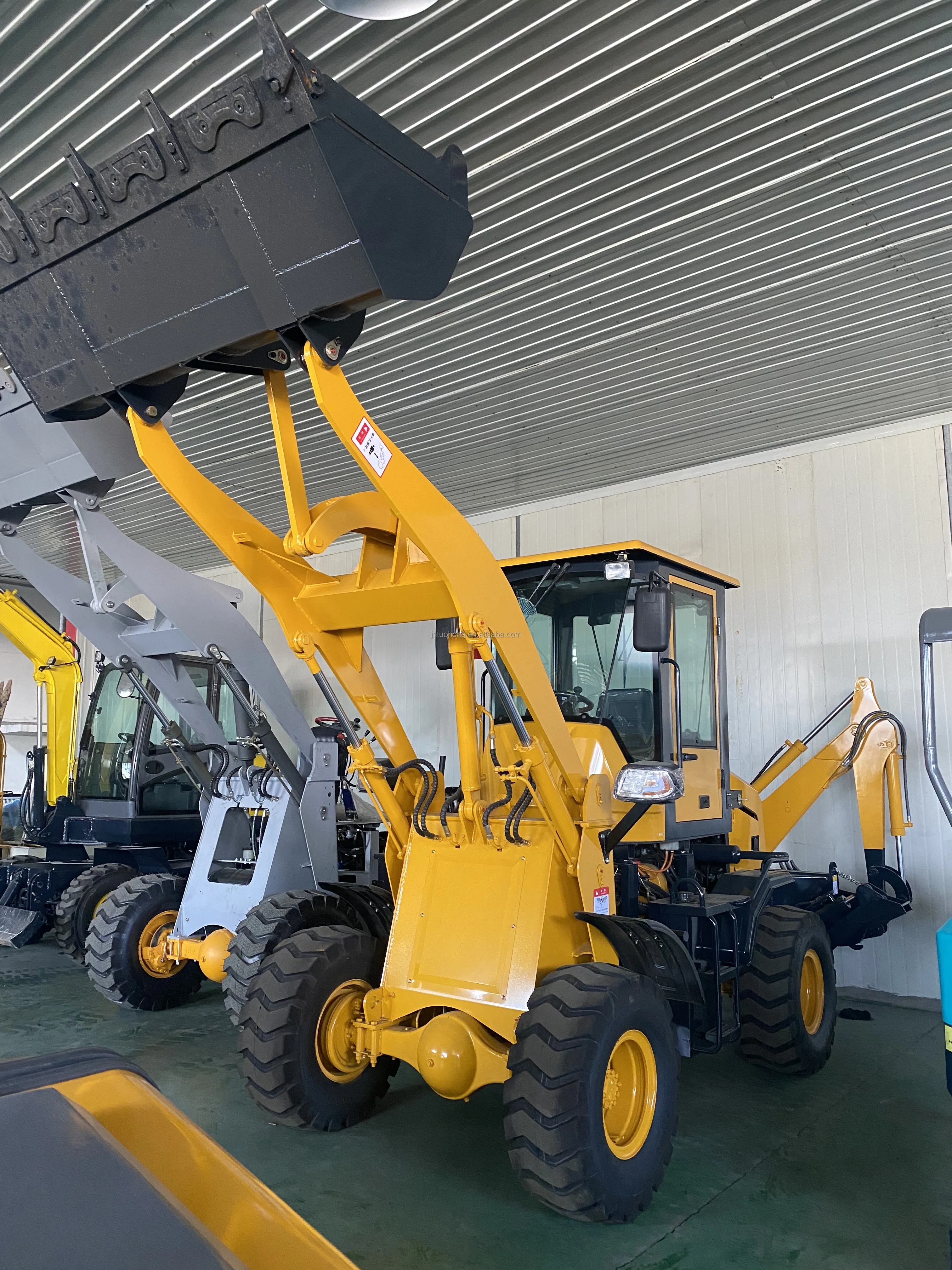 Ce Approved Small Wheel Backhoe Loader Mini Backhoe Loader| Alibaba.com