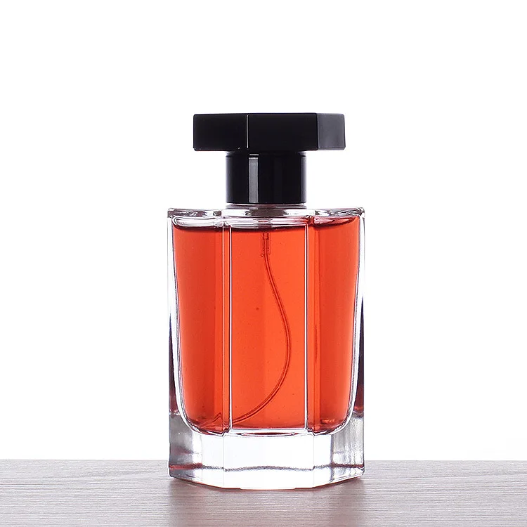 Hexagon Style Popular Glass Bottle 50ml 100ml Polygon Glass Perfume ...