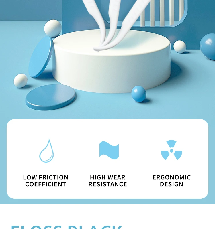 Individually Wrapped Water Pump Dental Floss Woven Dental Floss for ...