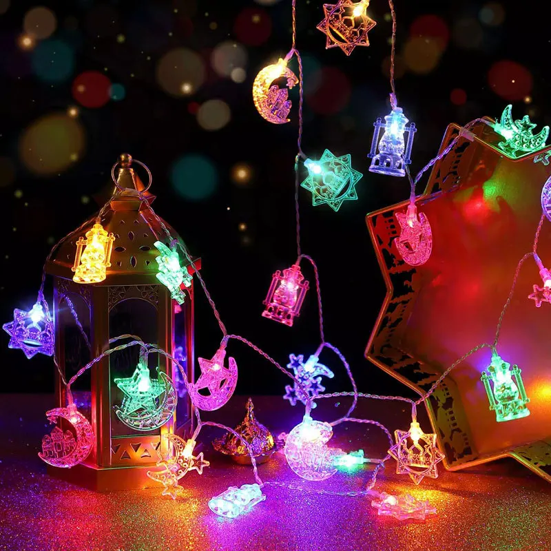 Eid Mubarak Fairy Lights Ramadan Accessories Lights Led String Light ...