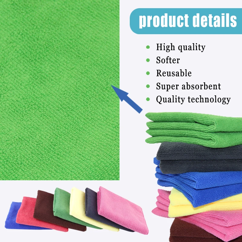 Car Wash Cleaning Cloth High Quality Microfiber Cloth With Middle Hole ...
