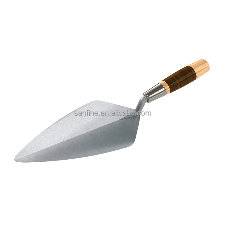 6 Inch Wooden Handle Bricklaying Trowel - Durable & Versatile
