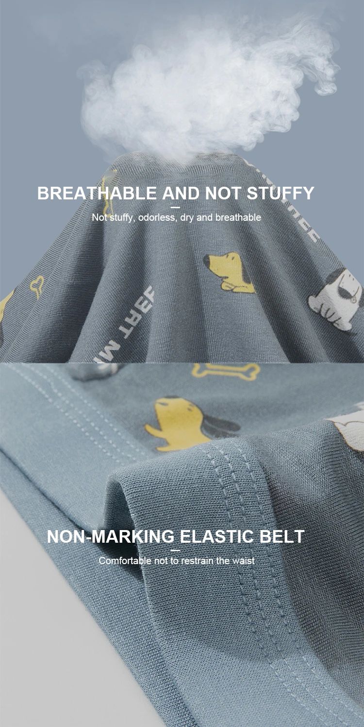 Purely Plant-derived Plus Size Thermal Custom Boxer Briefs Men Boxers 4 ...