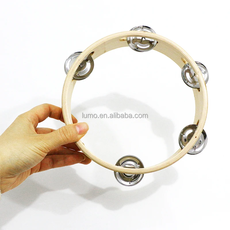 Customizable Logo Tambourine 10 Inch Tambourine Musical Educational ...