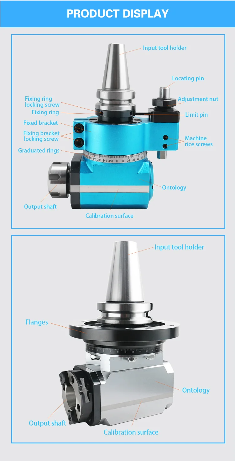 Right Angle Milling Head Bt30 Bt40 Bt50 90 Degree Angle Head - Buy ...