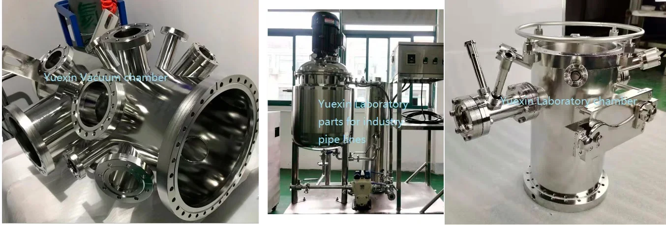 Vacuum Sanitary Conflat Conflate 6 Way Square Flange CF