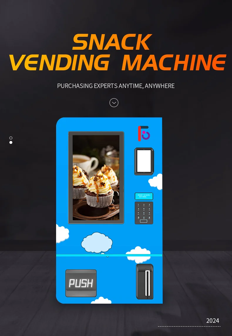 Container Retail Vending Machine Supplement Vending Machines For Snacks ...