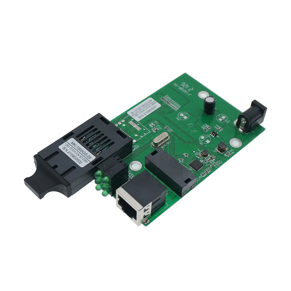 Customized 20km 1.25G Gigabit transceiver PCB fiber optic transceiver ...