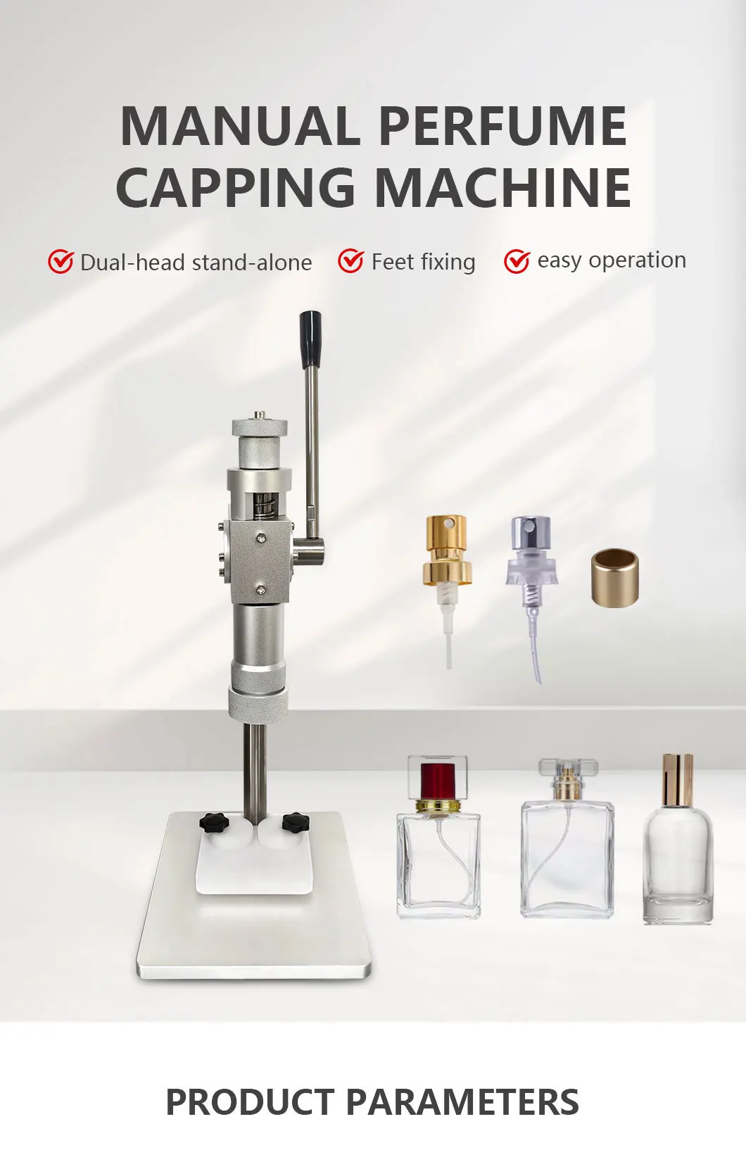 Perfume Spray Lid Manual Crimping Tool - Glass Bottle Capping Machine