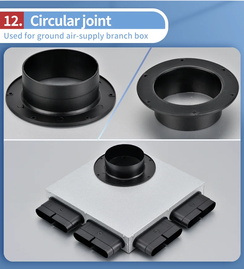 PVC HVAC Plastic Duct - Efficient Ground Air-supply