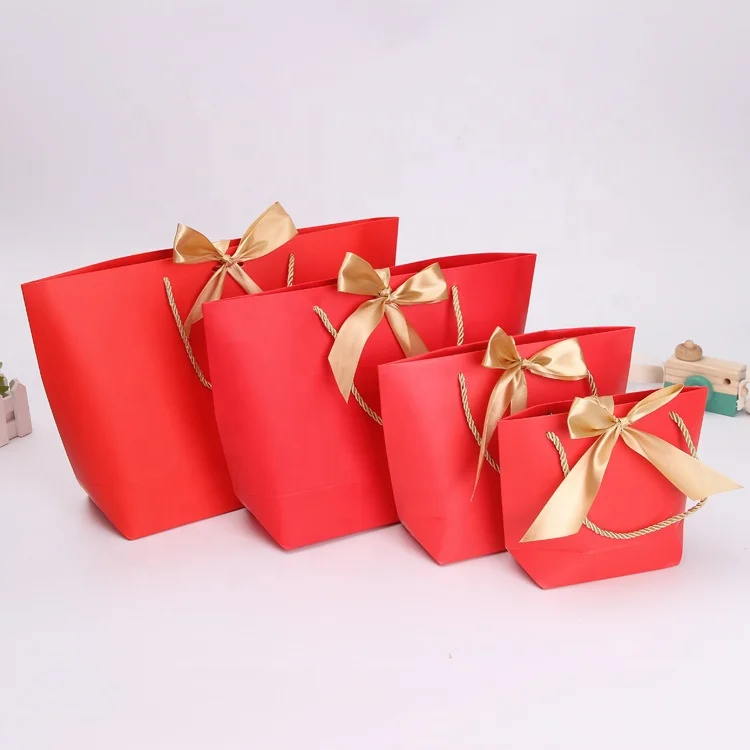 Wholesale Custom Paper Logo Printed Packaging Craft Bags