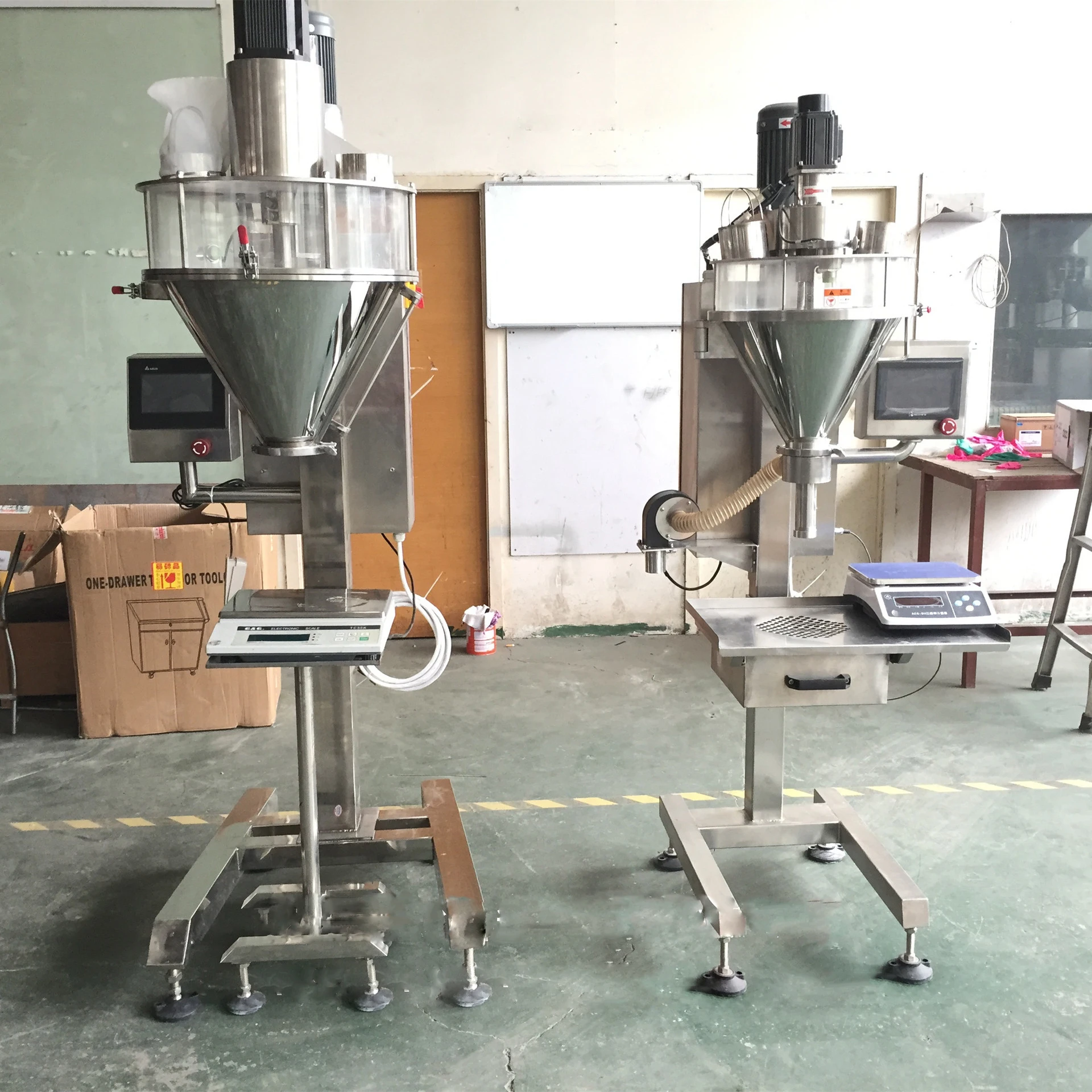 Powder Granular Auger Fill Machine Mixing Weigher Filling Machine ...