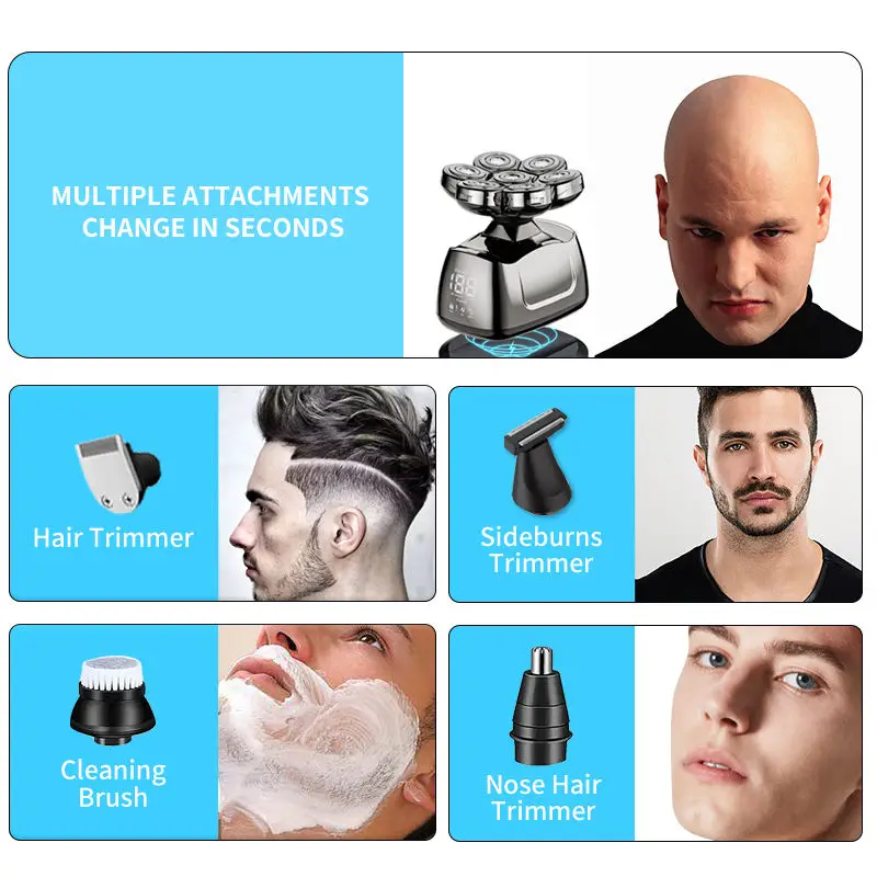 Waterproof 7d Electric Wireless Charging 5-in-1 Electric Modern Design ...