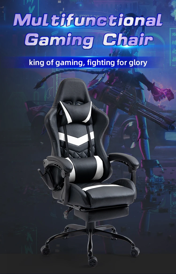 Custom Adjustable Home Office Comfortable Game Chair Racing Pc Computer ...