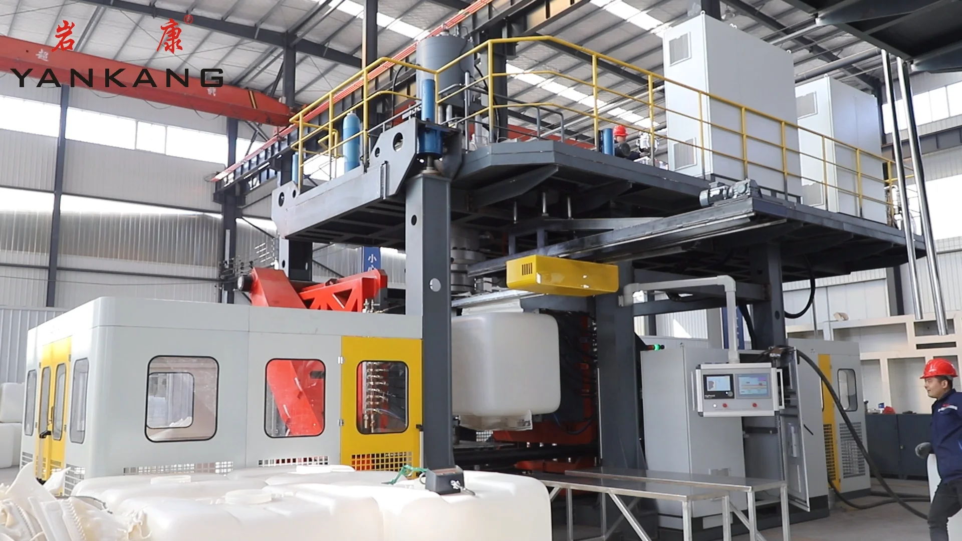 Ibc Tank Blow Molding Making Machine - Buy Road Barrier Blow Molding ...