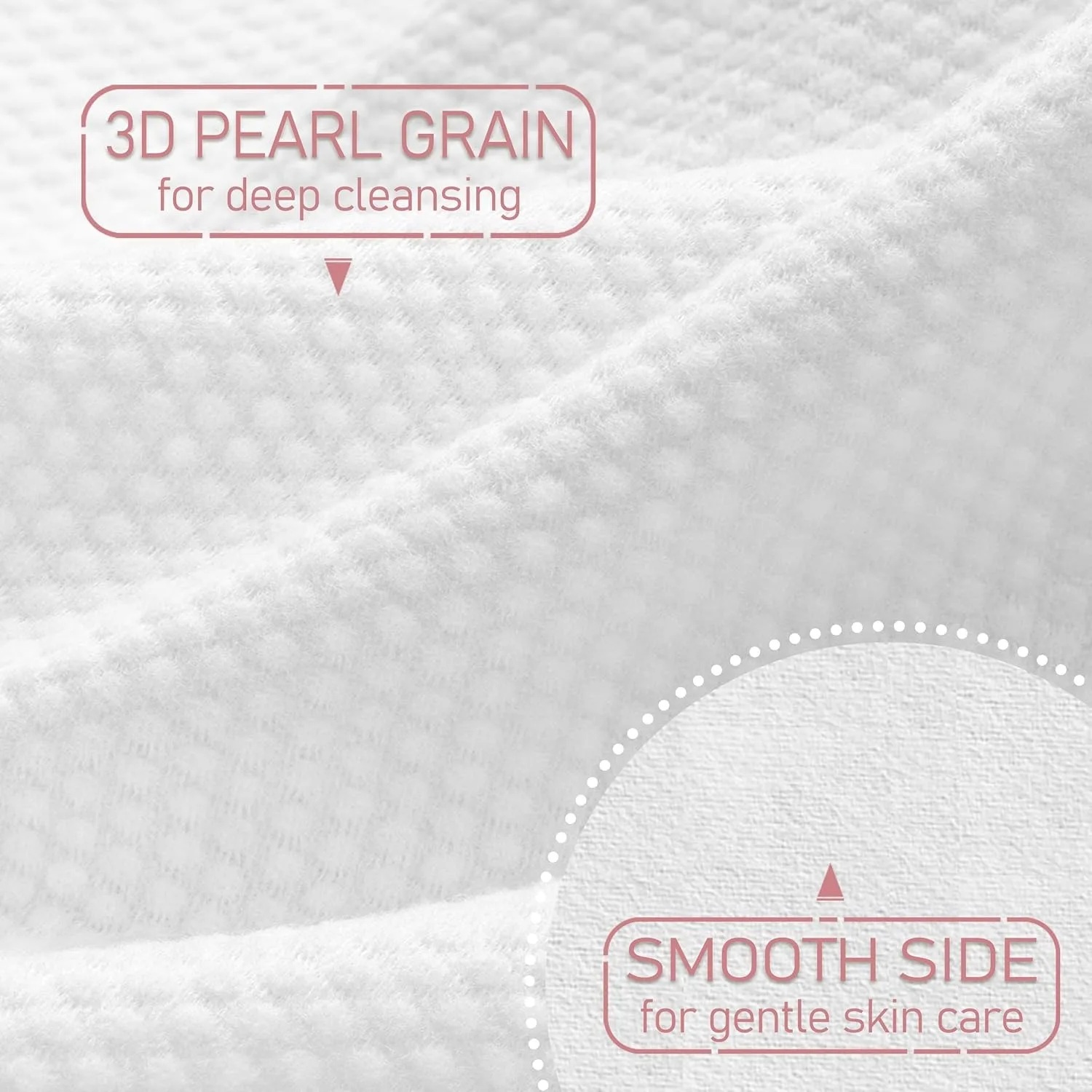 OEM 100% Organic Soft Cotton Hand and Facial Wash Tissues