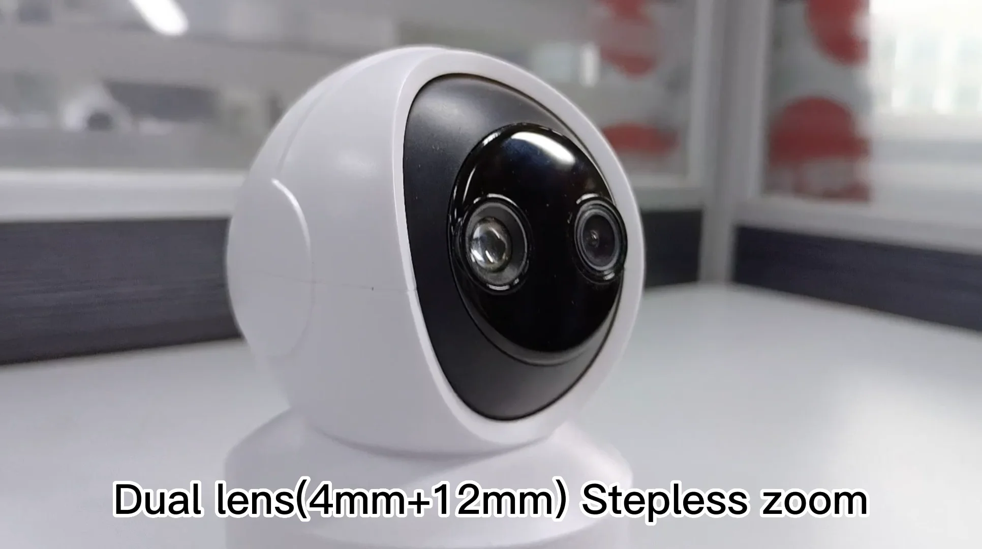 Vstarcam Cs49d Indoor Pan&tilt Zoom Camera Dual Lens Wifi Surveillance With Night Vision And ...