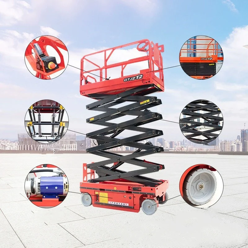 High Quality Complete Certificate Manlift Scissor Lift,Mobile Hydraulic ...