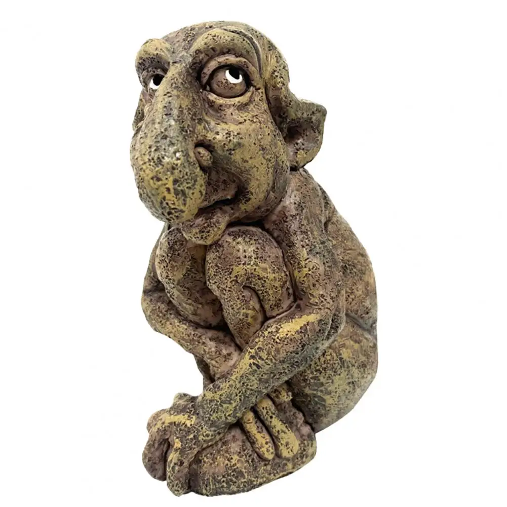 Sturdy Great Gargoyle Troll Garden Gnome Statue Wear-resistant Gargoyle ...