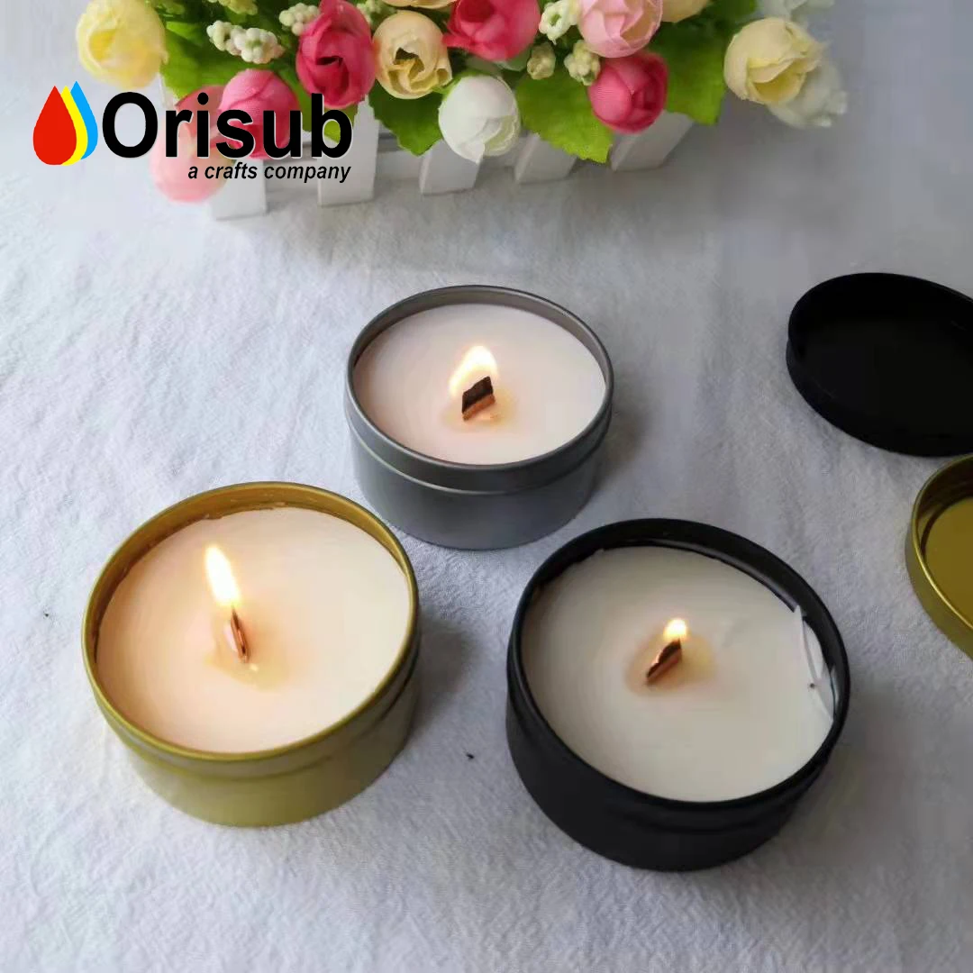 Custom Sublimation Printable Candle Holder Tin Box for Party| Alibaba.com