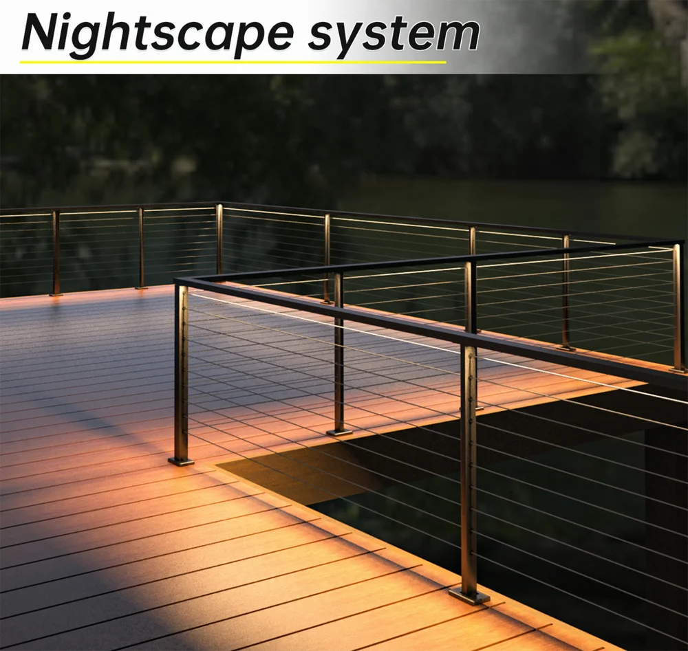 Yl Premium Low Maintenance Railing Cable Outdoor Stainless Balustrade ...