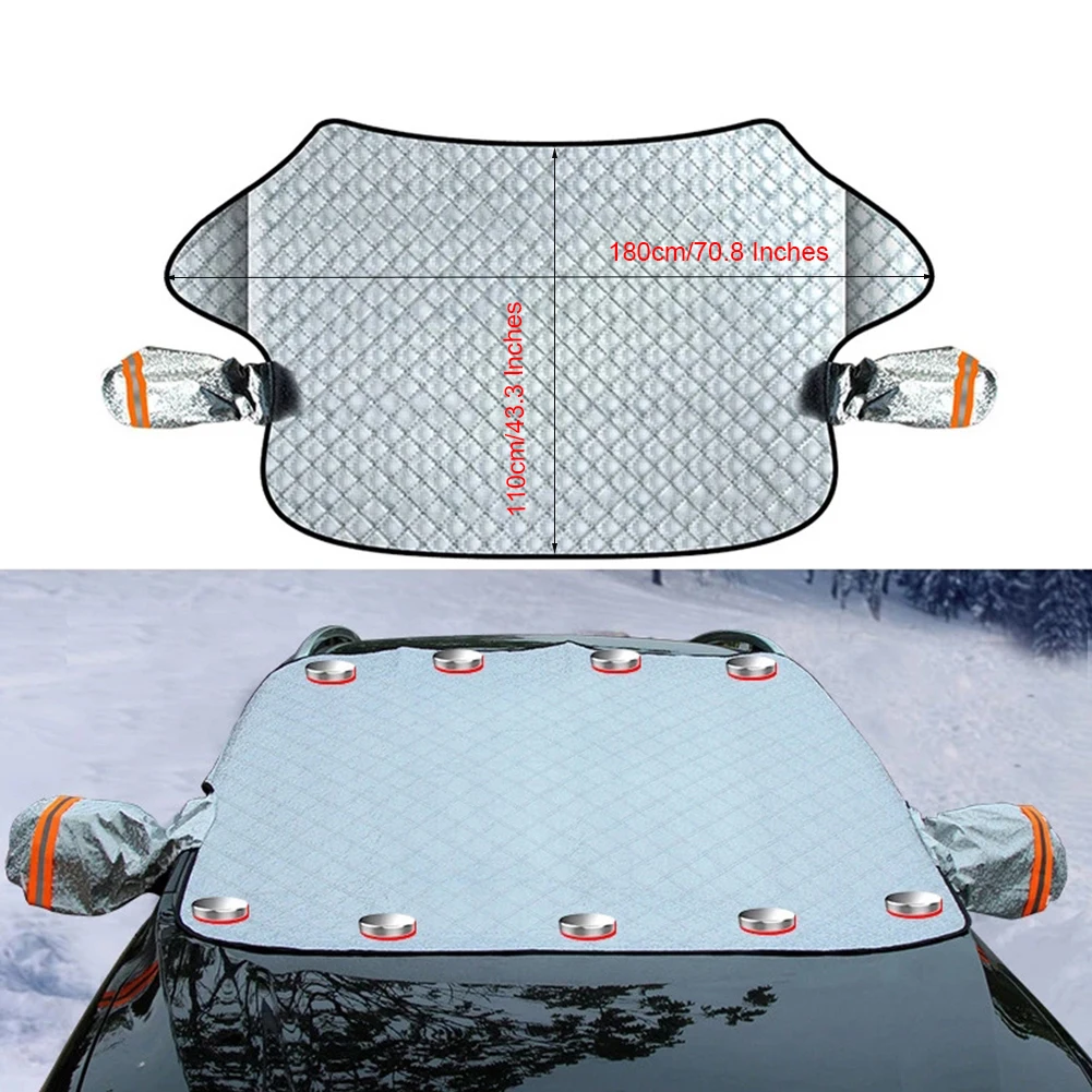 Magnetic Car Front Windscreen Sunshade Thickened Sunscreen Anti-uv Heat ...