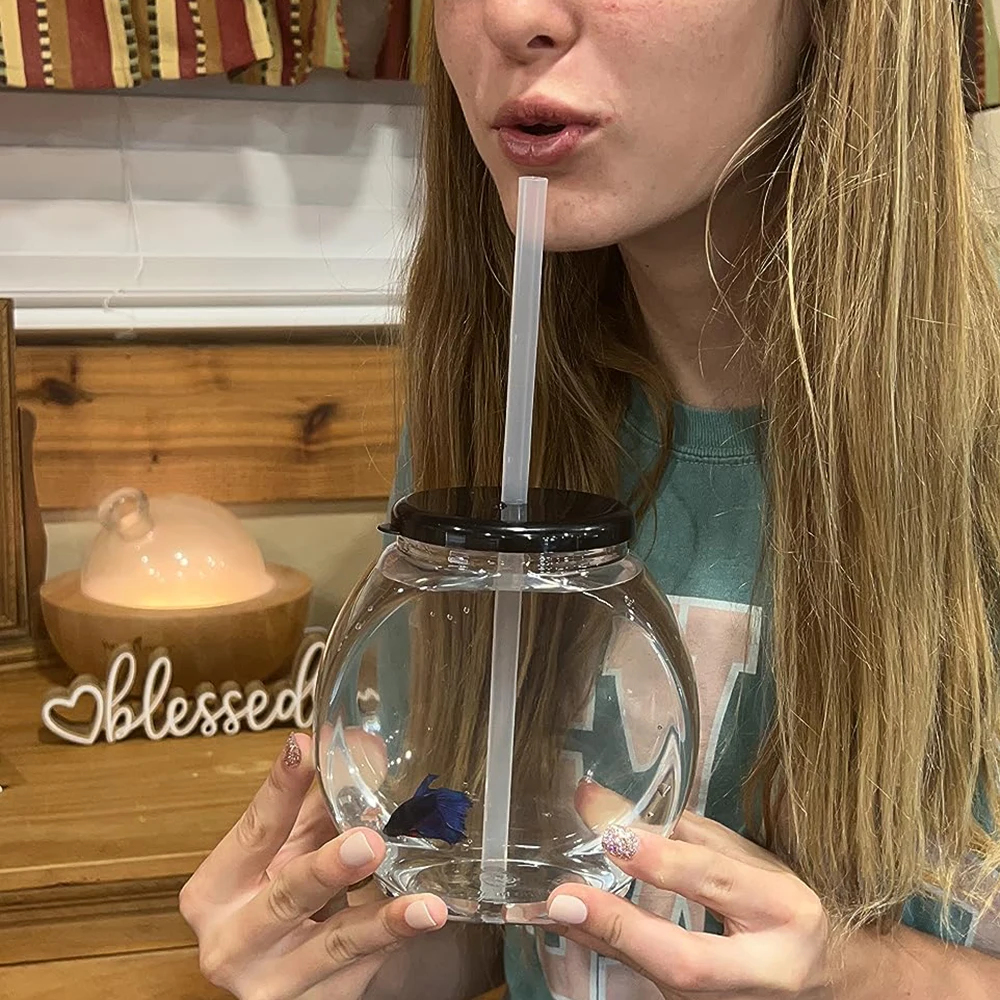 Custom Fish Bowl Drink Cups - Color Changing Summer Party Cups