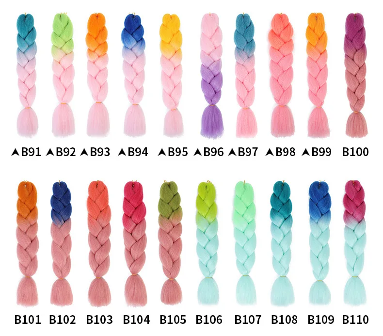 Ultra Brand Authorization Pre-Stretched Braided Hair Ombre