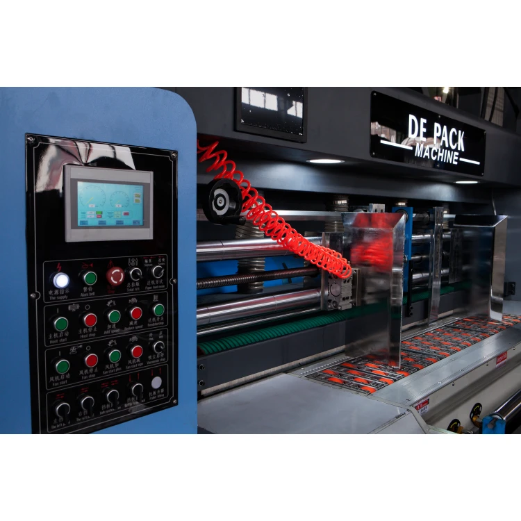 Automatic Pizza Box Printing Slotting Die Cutting Machine For ...