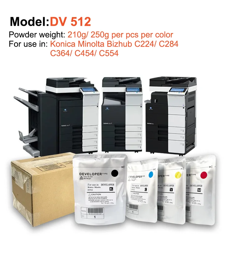 Color Copier Developers Dv512 Original Recycle Developer For Konica ...