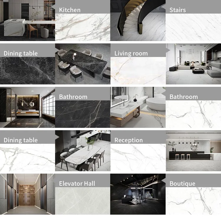 12mm Large Porcelain Slab Big Porcelain Slab Panel Natural Surface ...