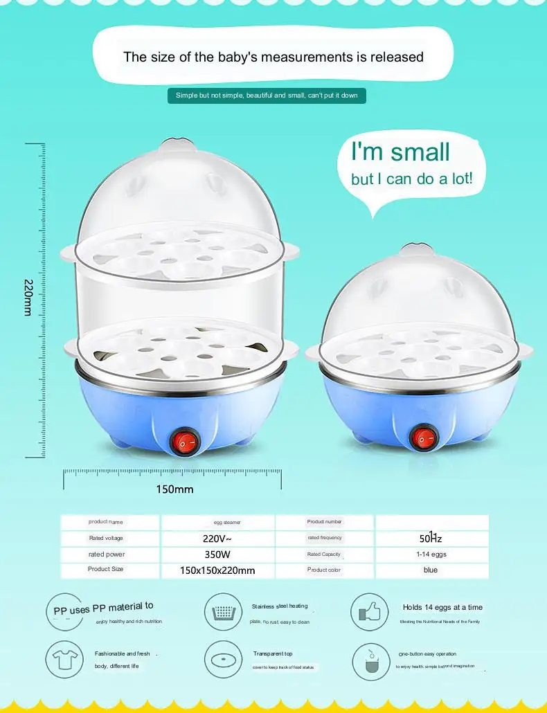 Kitchen Appliances - Portable Automatic Mini Egg Cooker