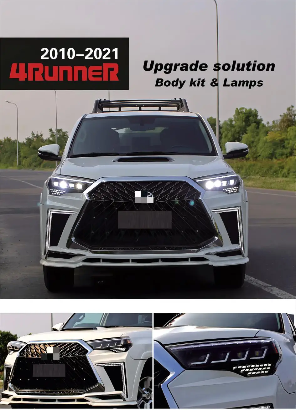 High Quality Upgrade Front Rear Bumper Body Kit Bodykit For Toyota ...